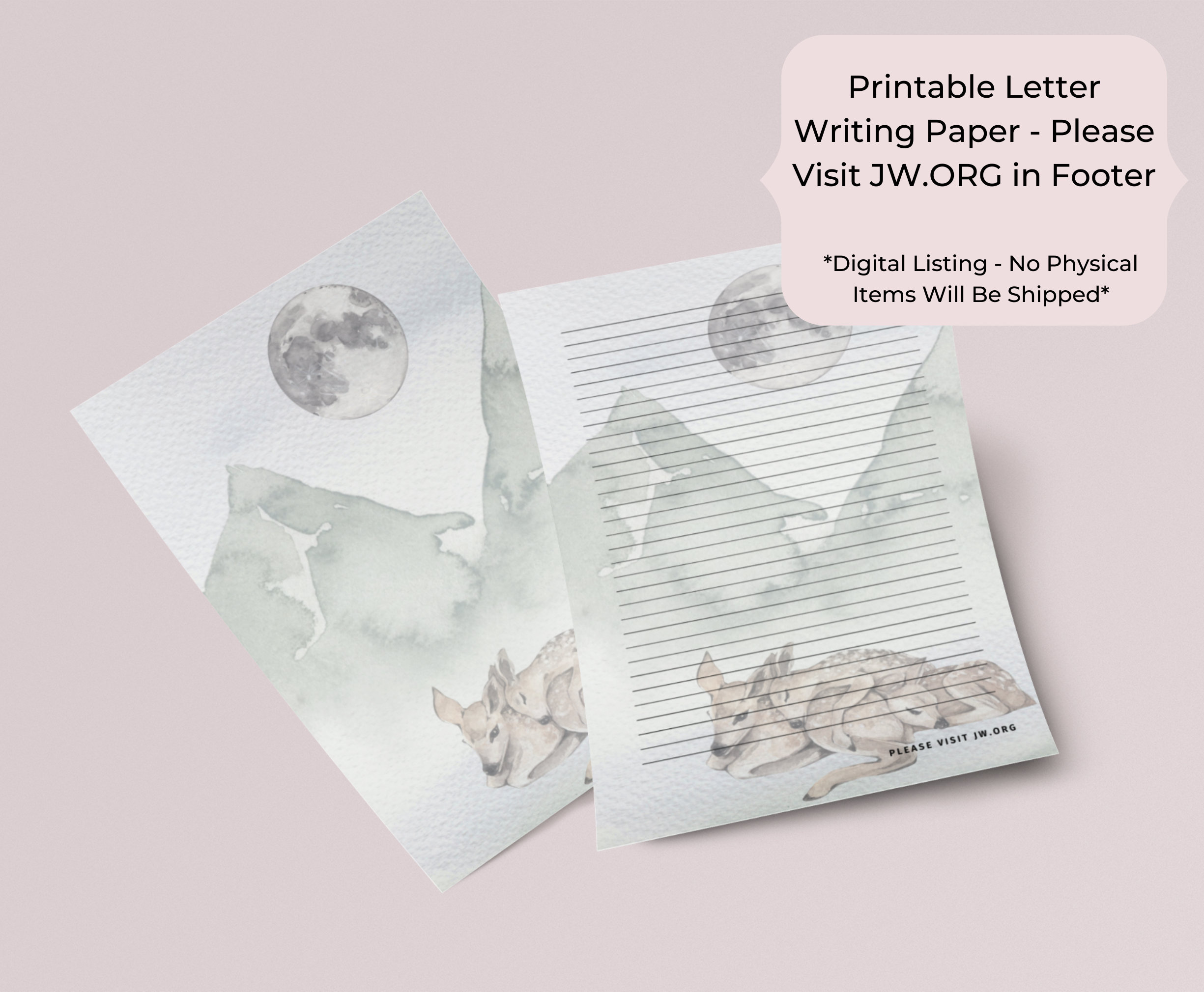 JW Org QR Codes - Jw Letter Writing Paper Designs – Jw Stationery ...