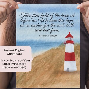 Hebrews 6: 18 Scripture - JW Printables - Jw Art - Jw Baptism Gifts ...