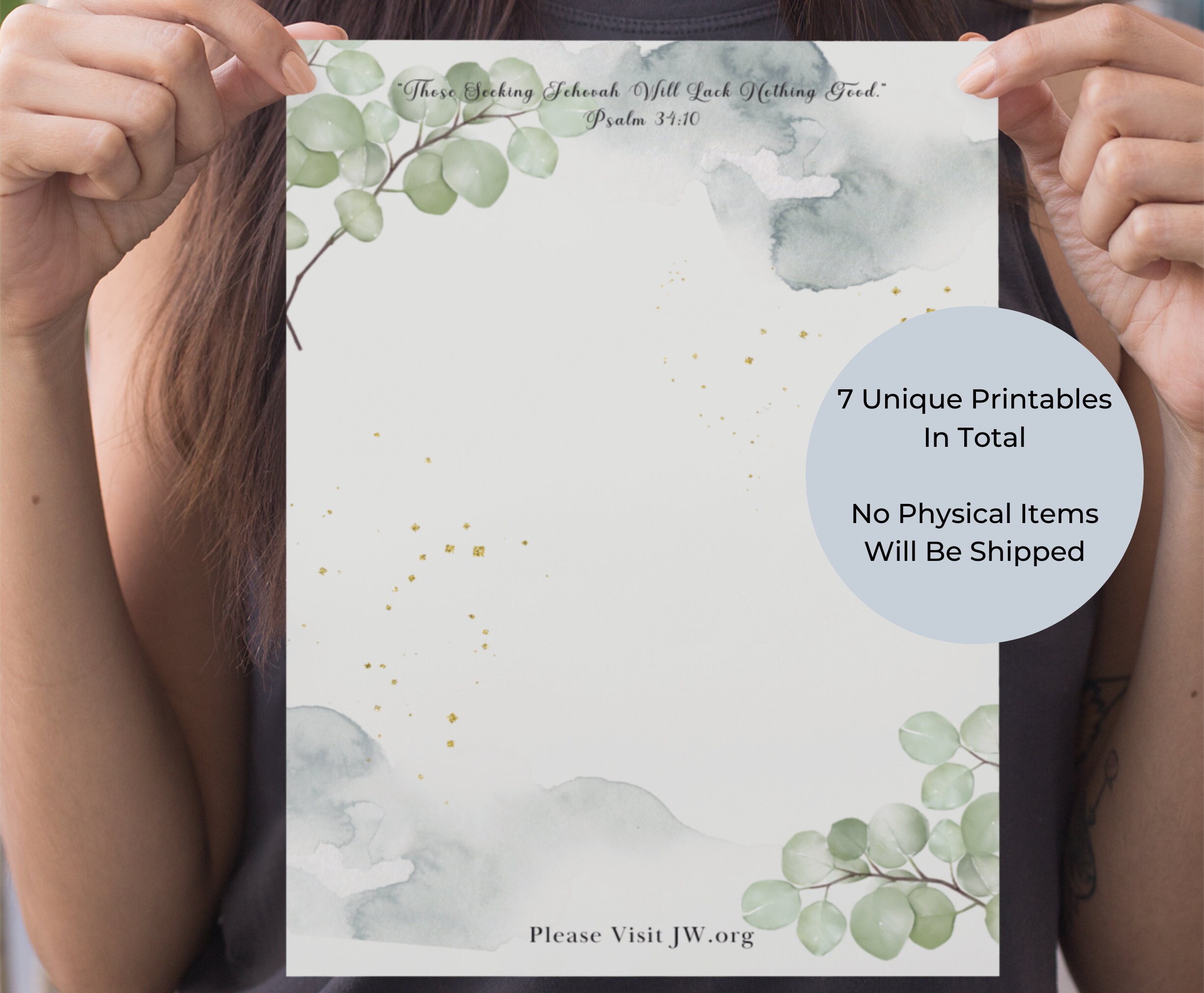 JW Letter Writing Printables - JW Art - JW 2022 Year Text - Jw Letter ...