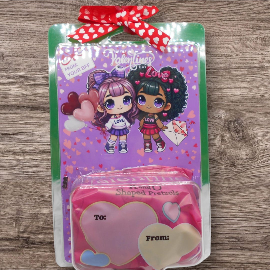 Valentine Candy Gram, Personalized Valentine, Candy Gram for BFF ...