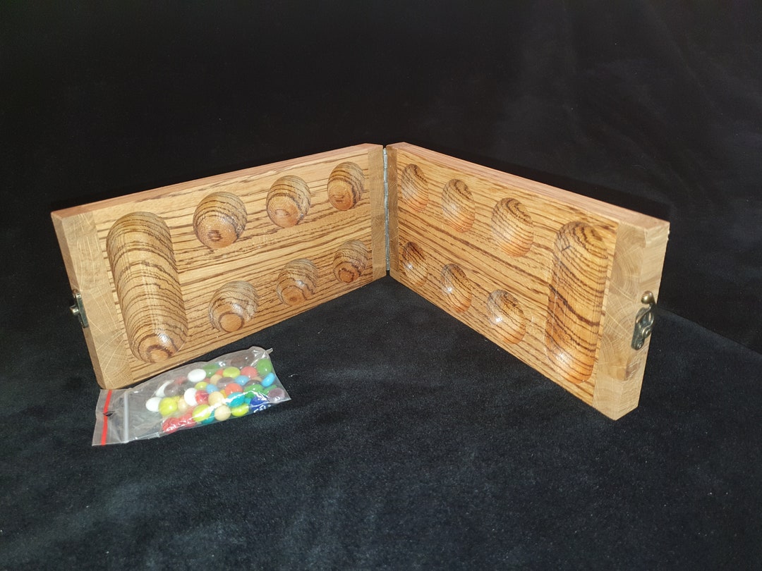Mancala, Kalaha, Wali, Bamanan, Board Game, Wooden Game, - Etsy