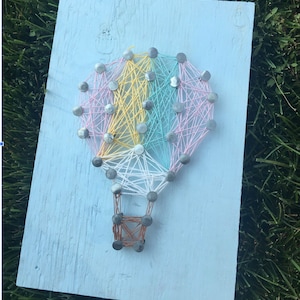 DIY Hot Air Balloon String Art Kit - Etsy