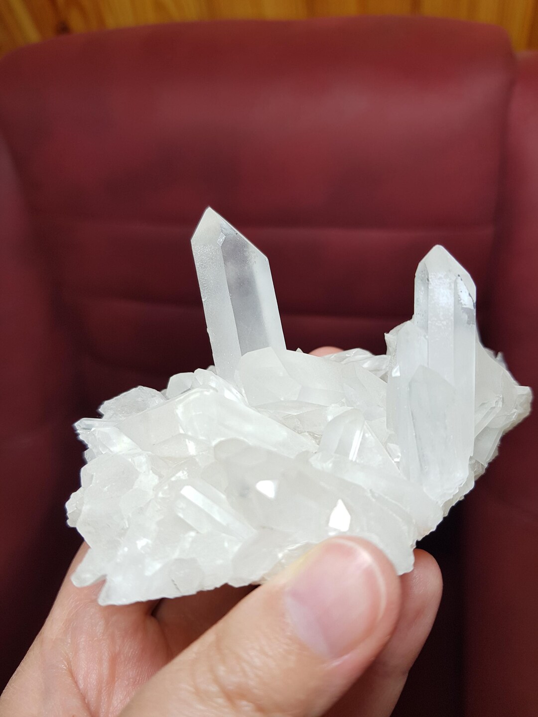 Milky White Quartz Cluster – Raw Healing Crystal for Clarity, Calm and ...