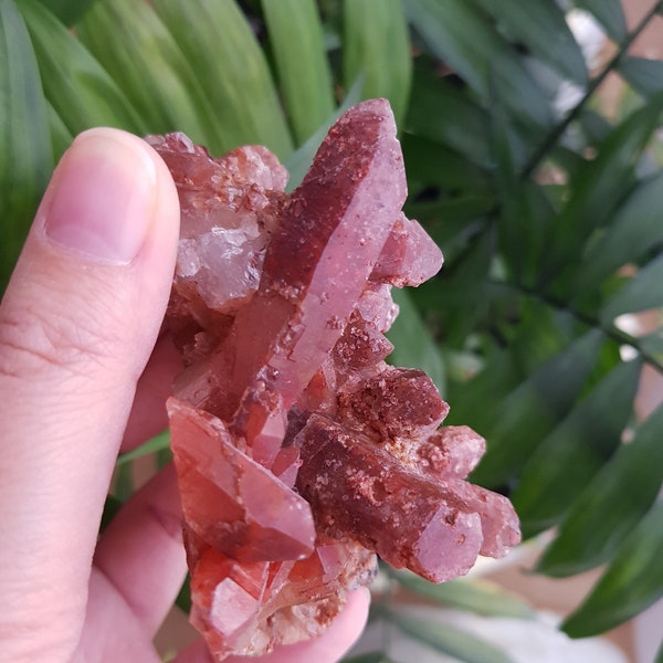Red Quartz - Etsy