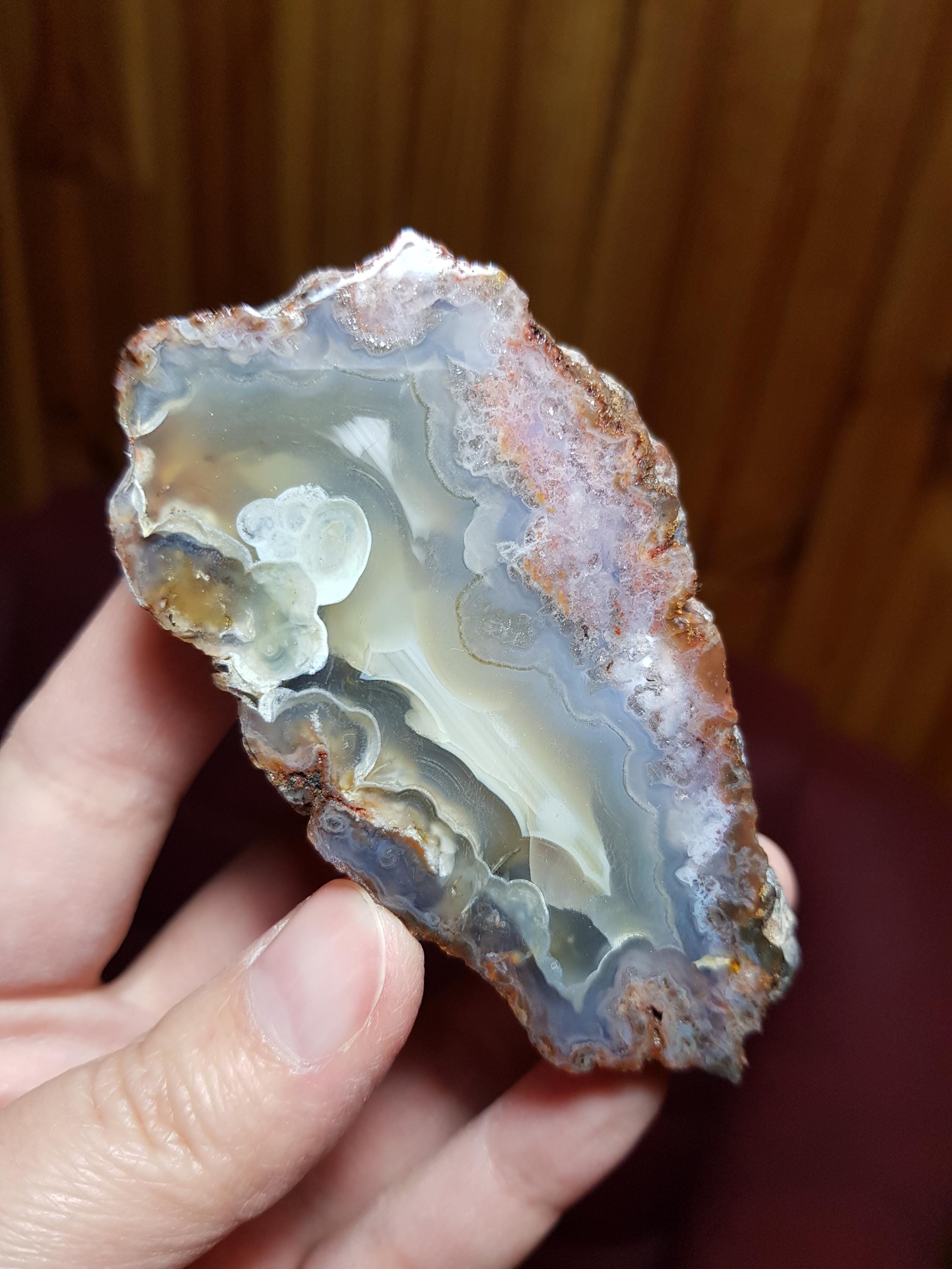Cream Flower Agate | Stone of Growth and Inner Harmony | Polished and ...