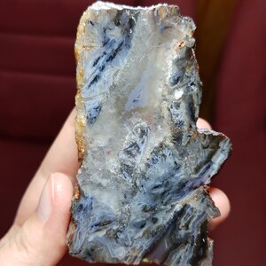 Stellar Burst Stick Agate | Black and Blue Agate With Radiant Sticks ...