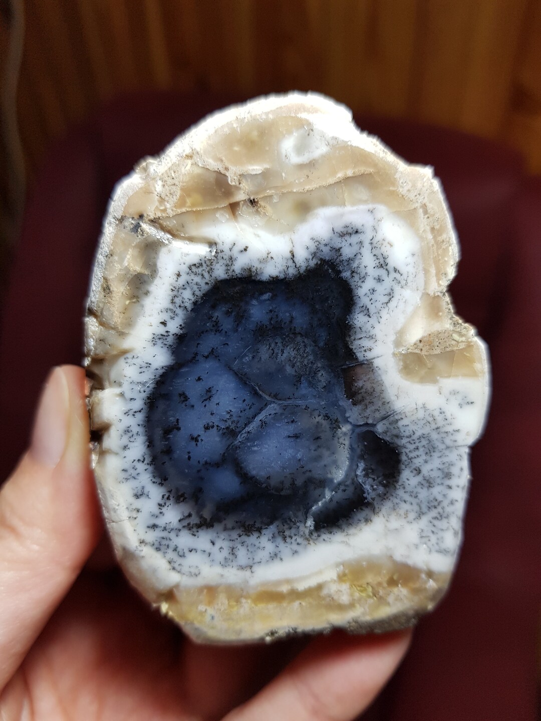 Magical Merlinite Marvel: Blue, White and Honey Opal Together With ...