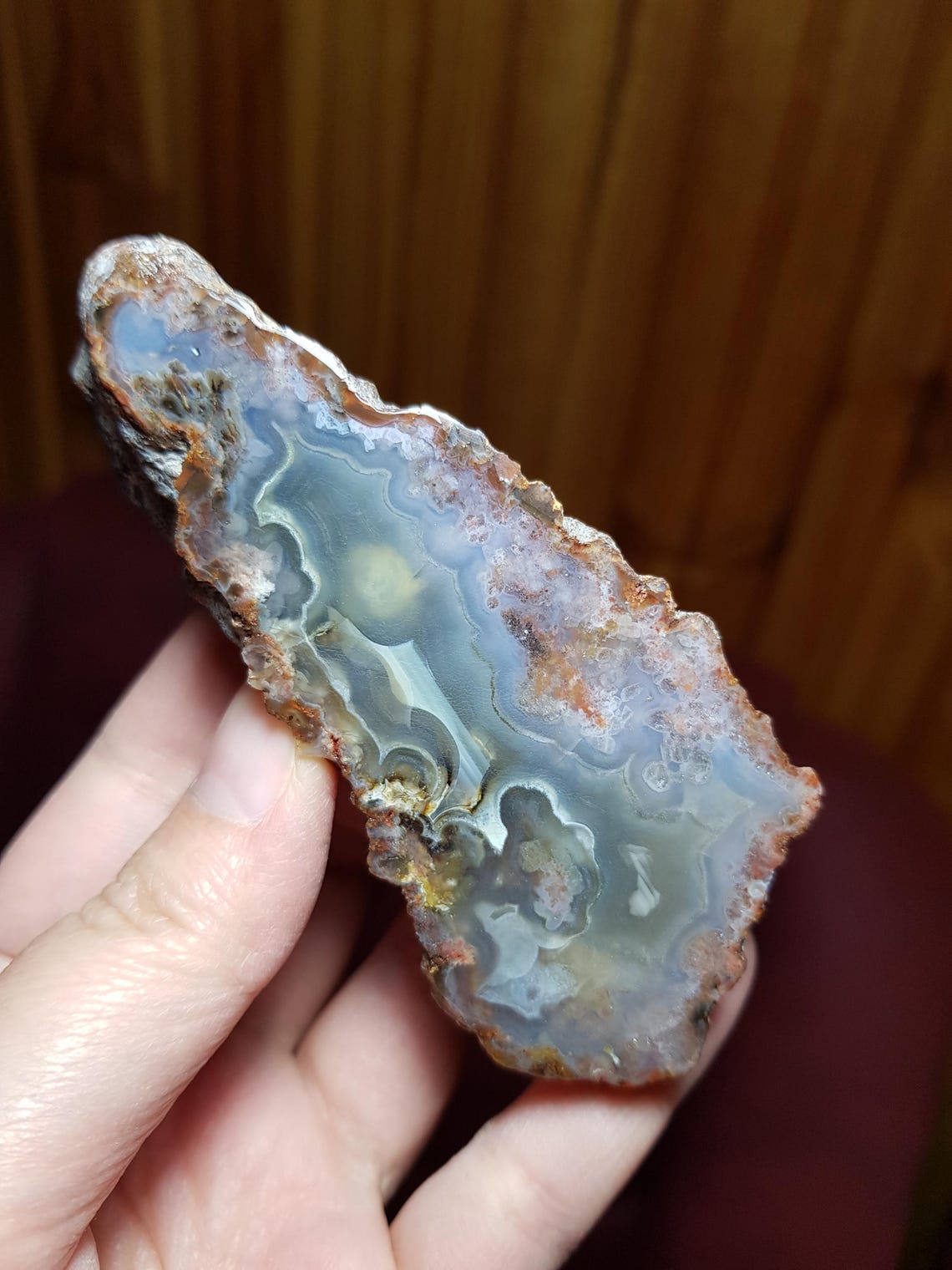 Cream Flower Agate | Stone of Growth and Inner Harmony | Polished and ...