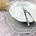 Colorful Linen Medallion Placemats, Embroidered Table Mats With White ...