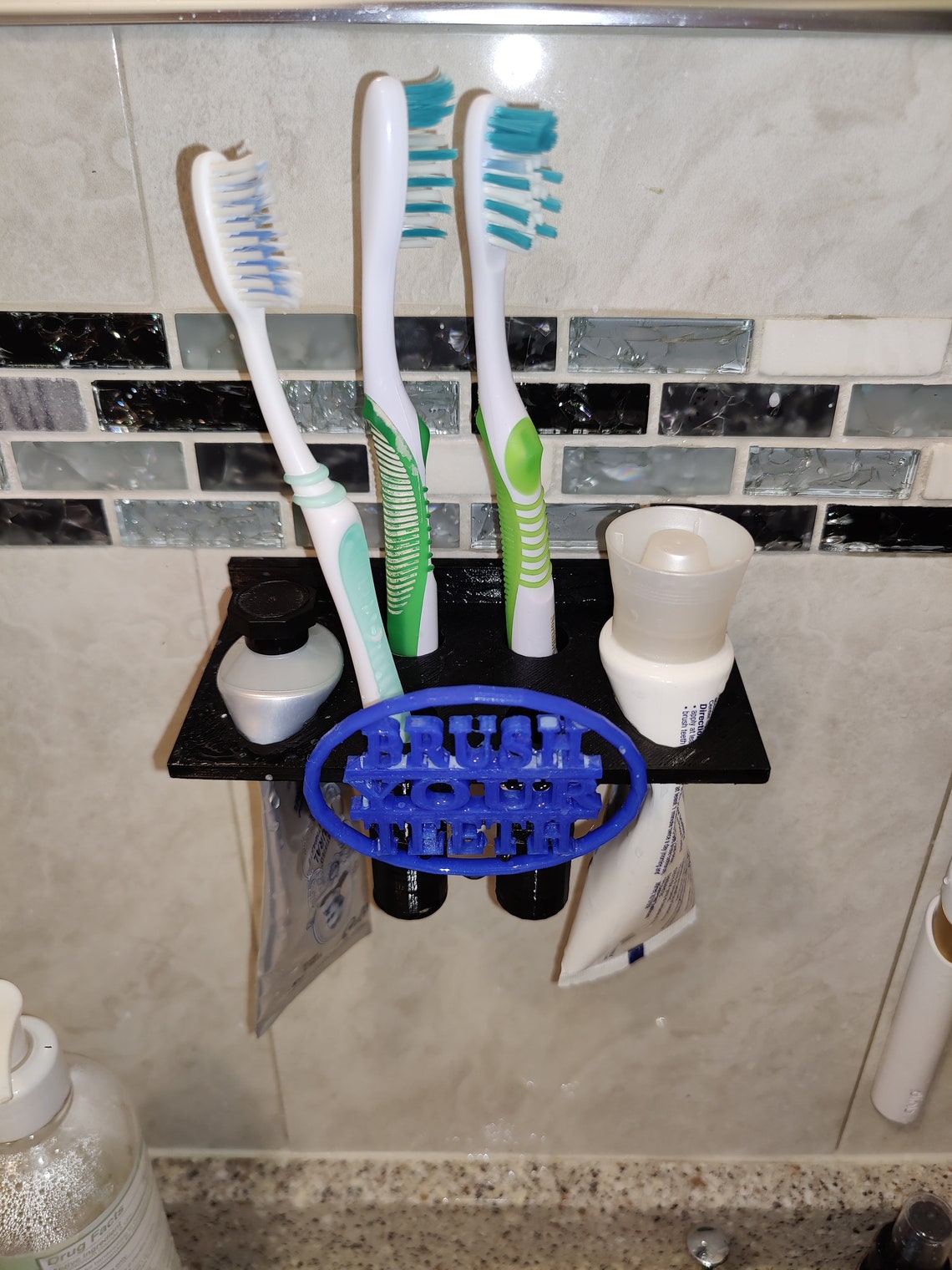 Tooth Brush and Tooth Paste Holder - Etsy