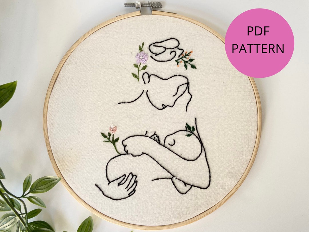 Nursery Embroidery Pattern PDF Pattern Beginner Embroidery - Etsy