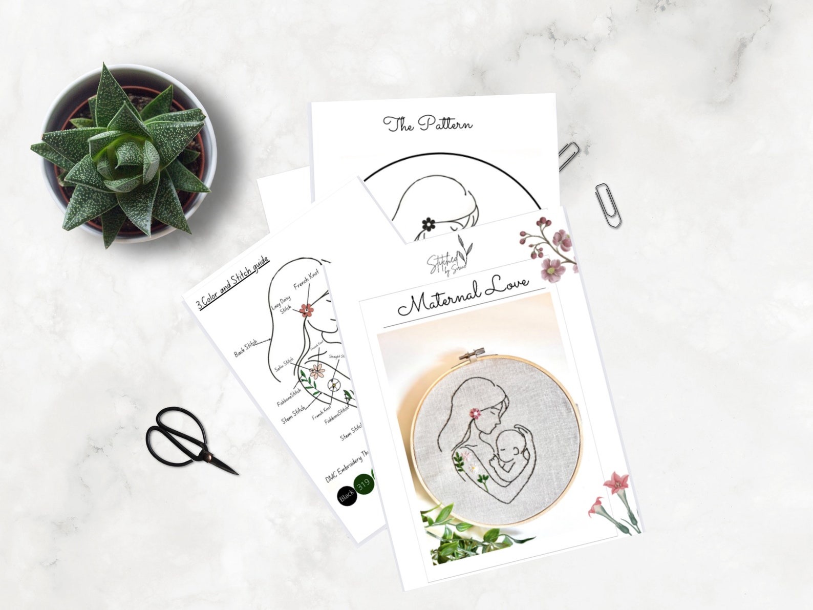 Nursery Embroidery Pattern , PDF Pattern , Beginner Embroidery Pattern ...