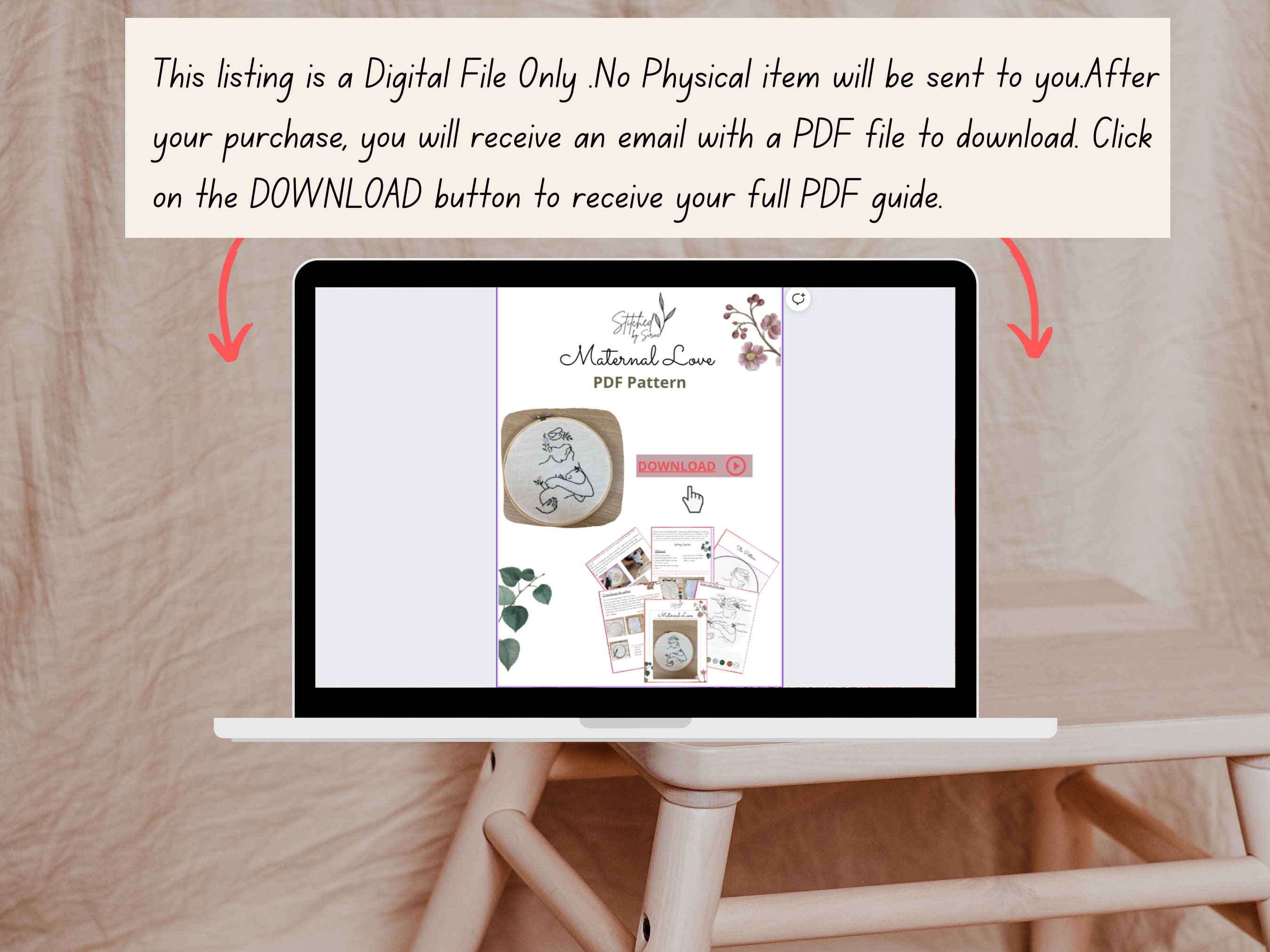 Nursery Embroidery Pattern PDF Pattern Beginner Embroidery - Etsy