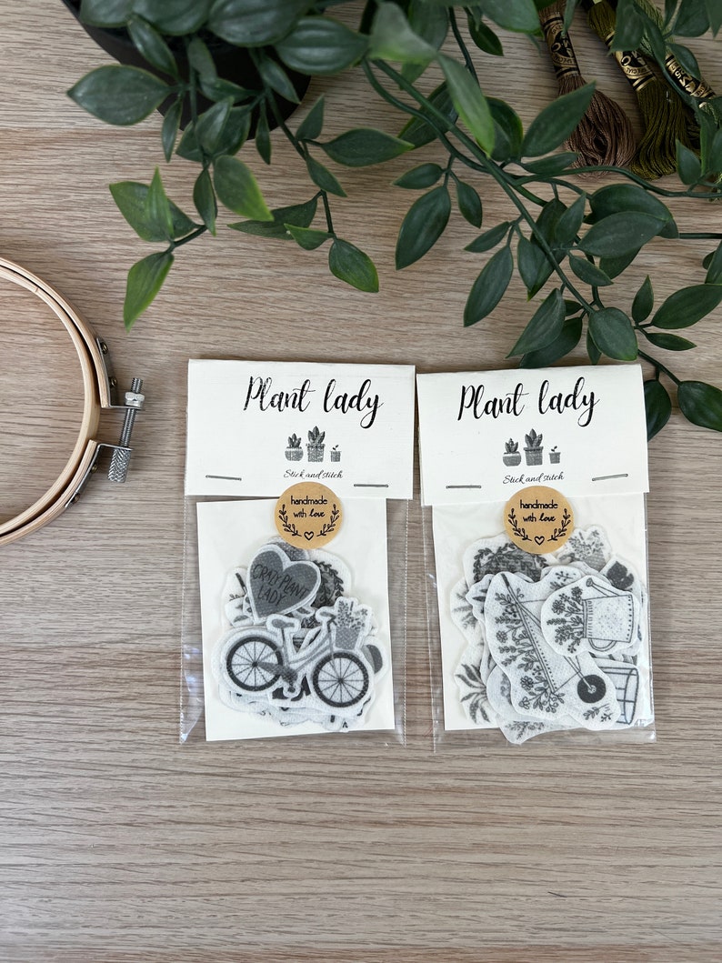 Stick and Stitch Plant Embroidery Botanical Plant Pattern, Water ...