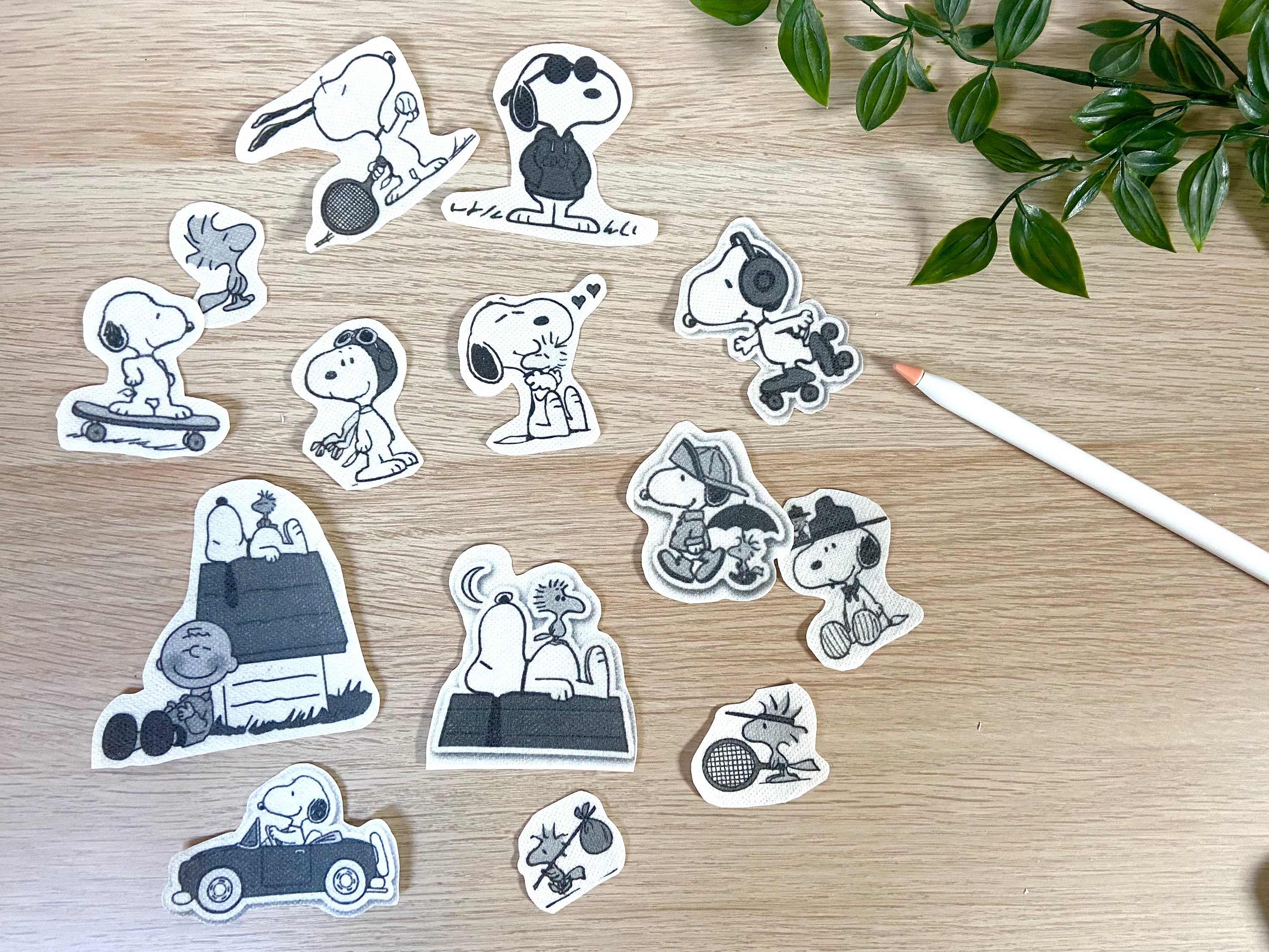 Snoopy Stick and Stitch Embroidery Patterns, Water Soluble Embroidery ...