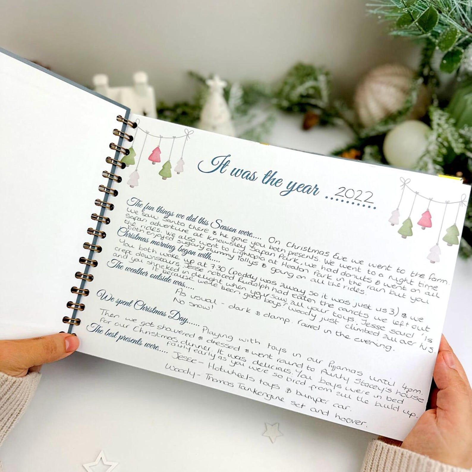 Celebrate Family Traditions | Custom Christmas Memory Journal | Unique ...