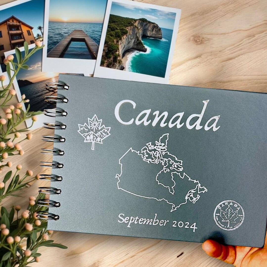 A5 Travel Journal | Holiday Memory Book | Photo Album Personalised ...