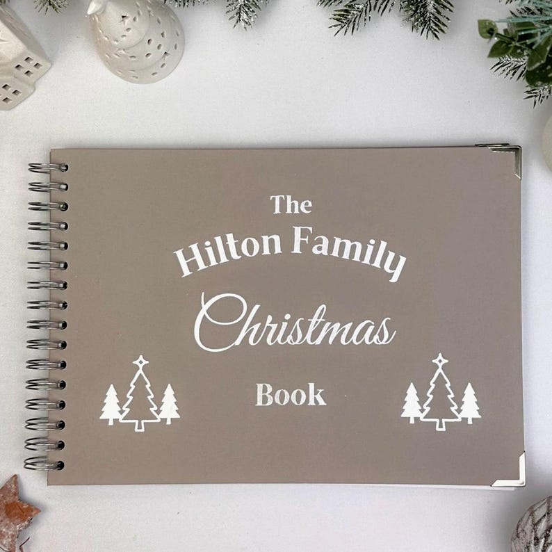 Celebrate Family Traditions | Custom Christmas Memory Journal | Unique ...