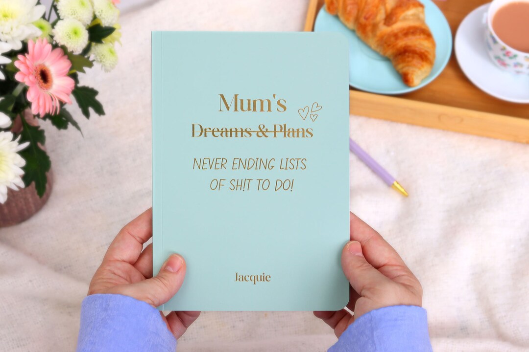 Personalised A5 Mum Notebook Journal Daily Planner lined Notebook Mum ...