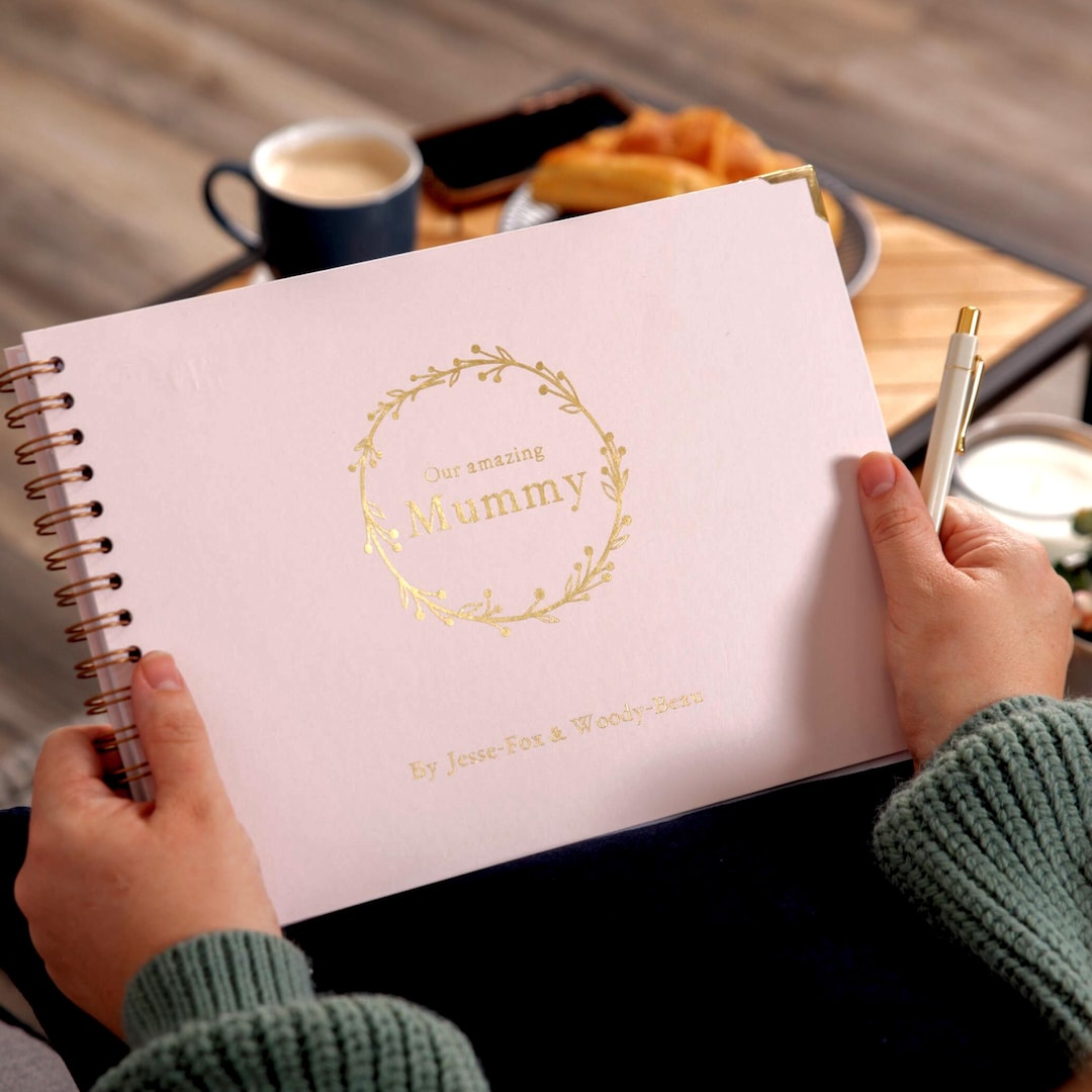 Personalised Scrap Book - Custom Memory Book - Wedding Guest Book ...