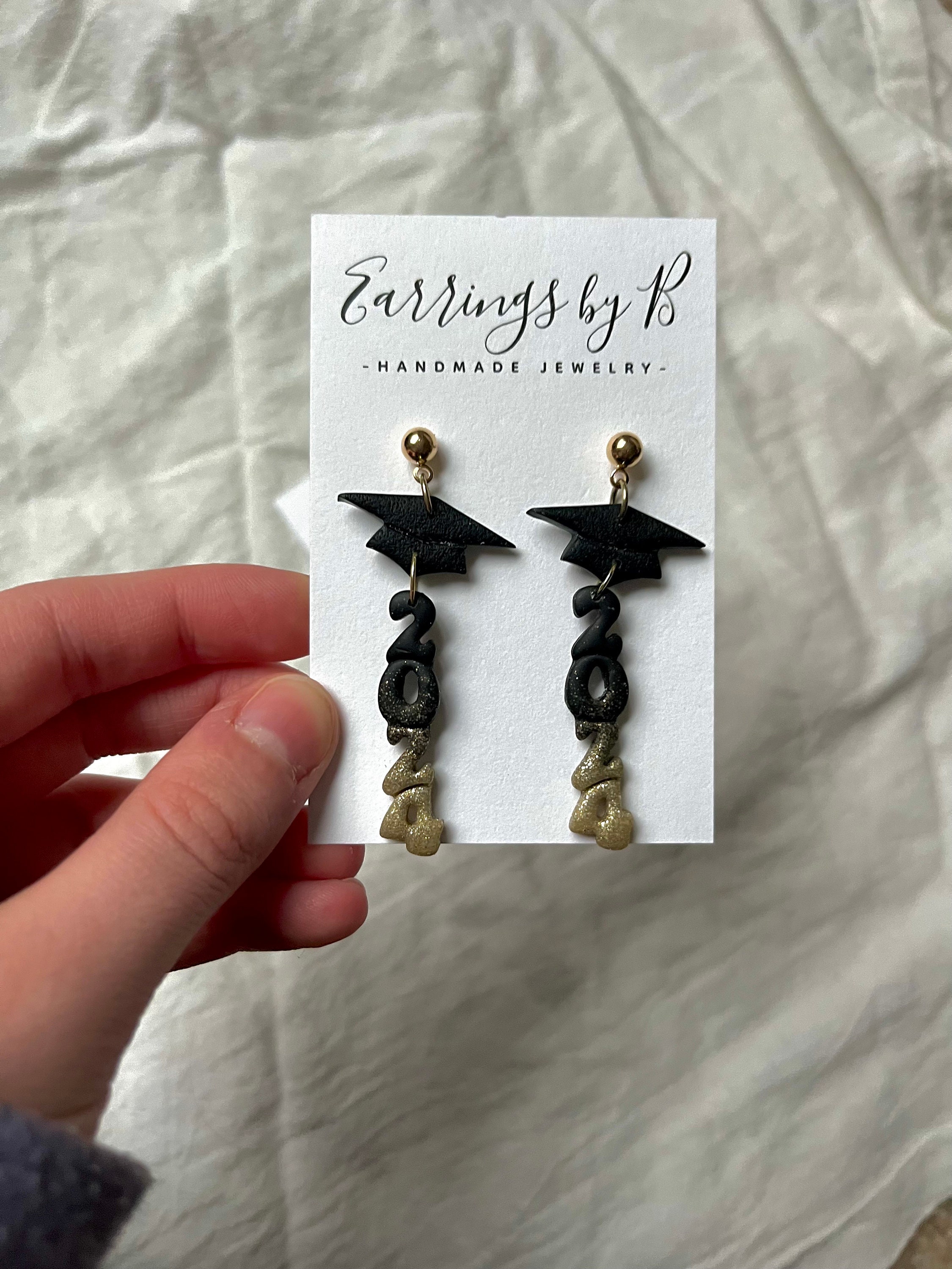 2024 Graduation Earrings - Etsy