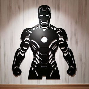 Ironman Metal Wall Art, Marvel Superhero Decor - Etsy