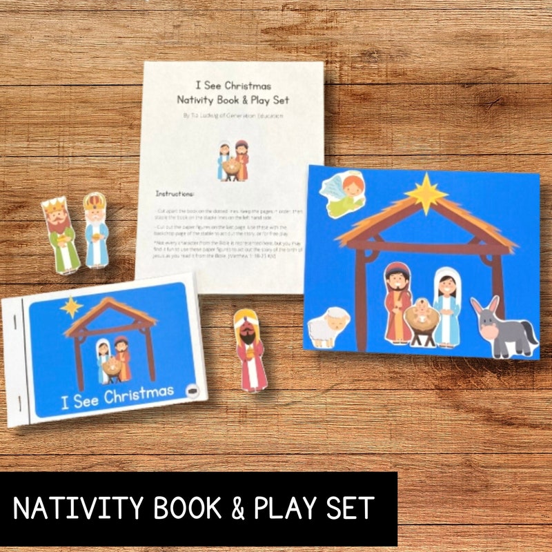 Crochet Nativity Book - Etsy