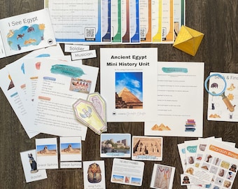 Ancient Egypt Unit Egyptian Pyramids History Unit With Projects and ...