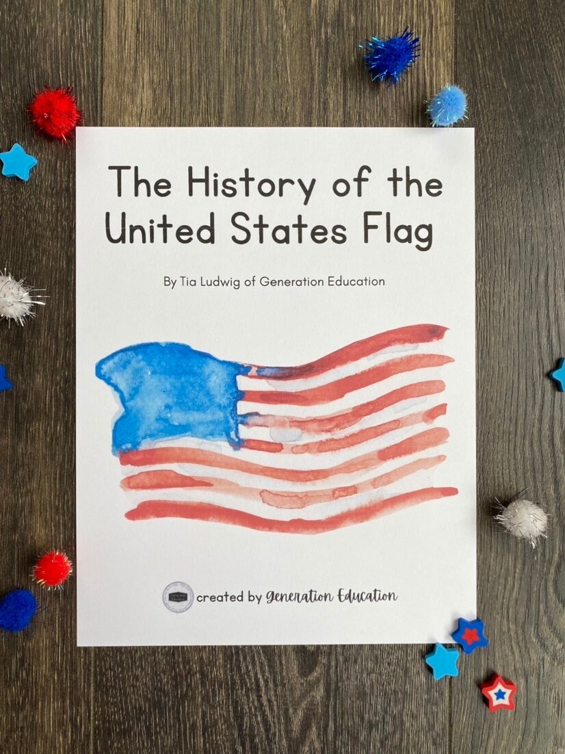 United States Flag History Mini Unit - Etsy