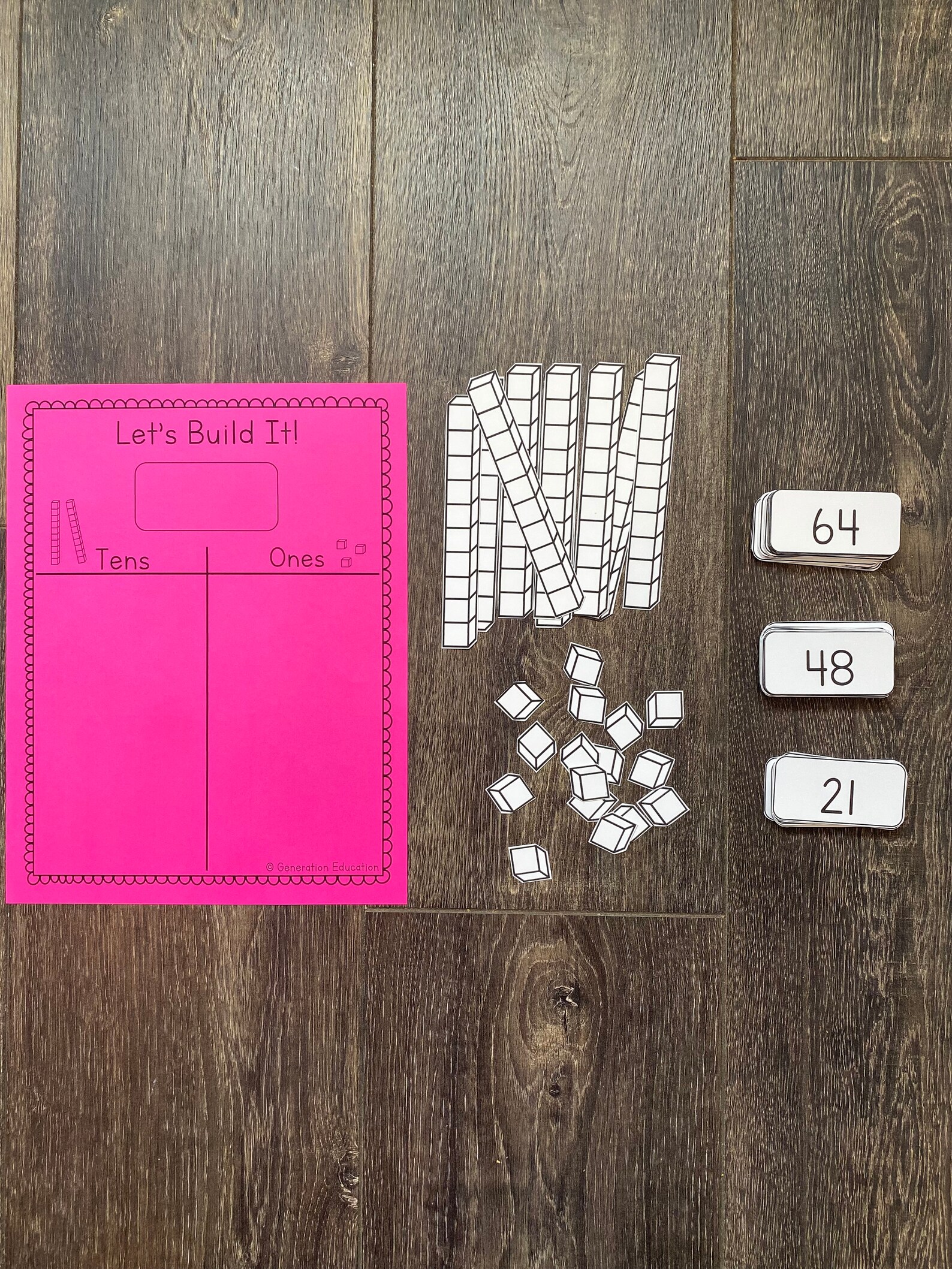 Base Ten Unit Printable / Homeschool Printables / Math Printable ...