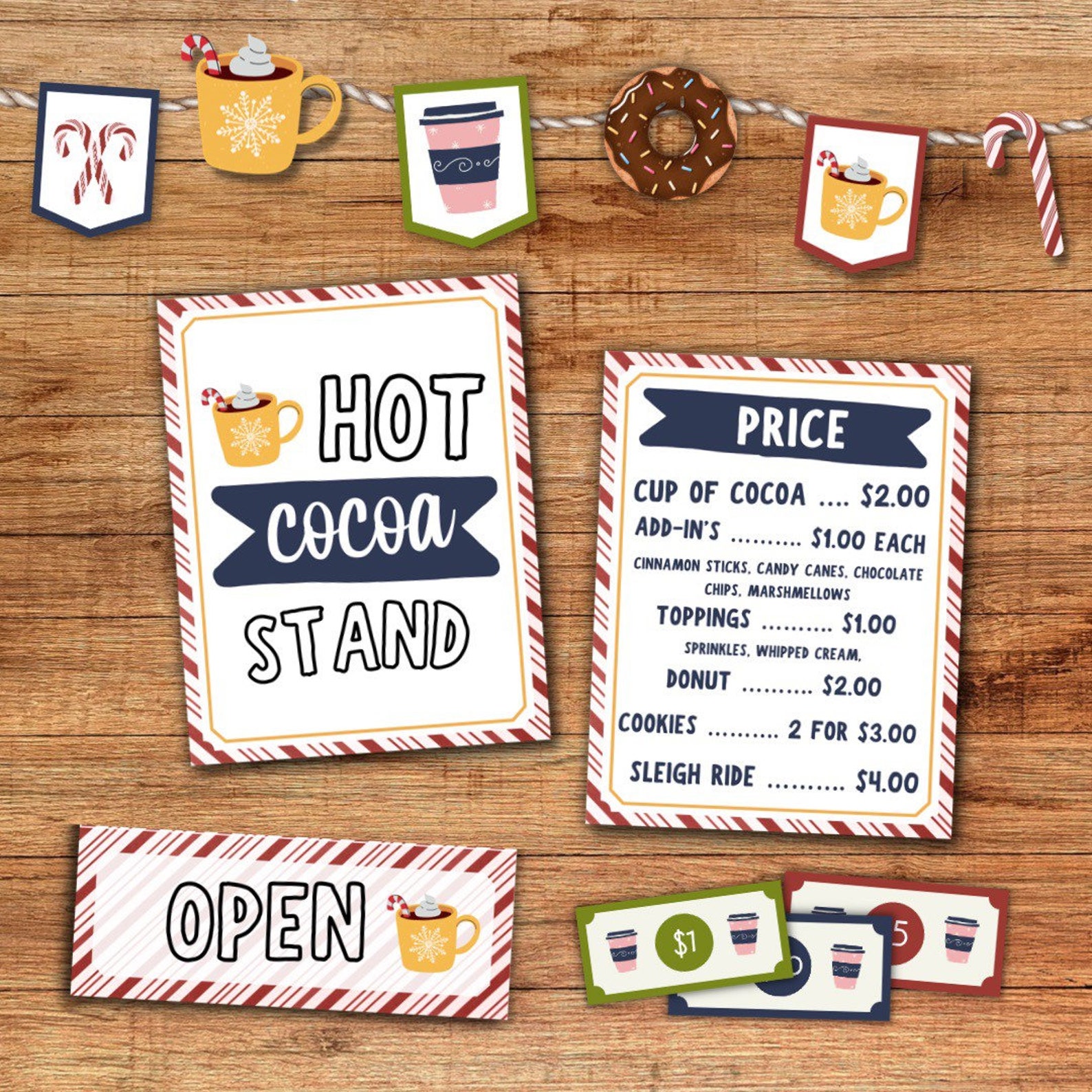 Printable Hot Chocolate Dramatic Play Set - Etsy