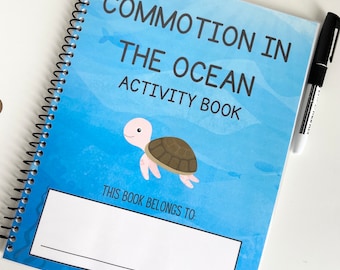 Ocean Busy Book Printable Sea Printable Fun Kid Learning Activities ...