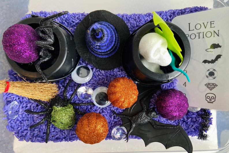 Witches Brew Halloween Sensory Bin - Etsy