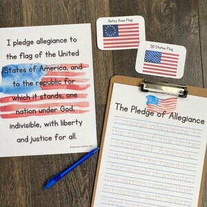 United States Flag History Mini Unit - Etsy