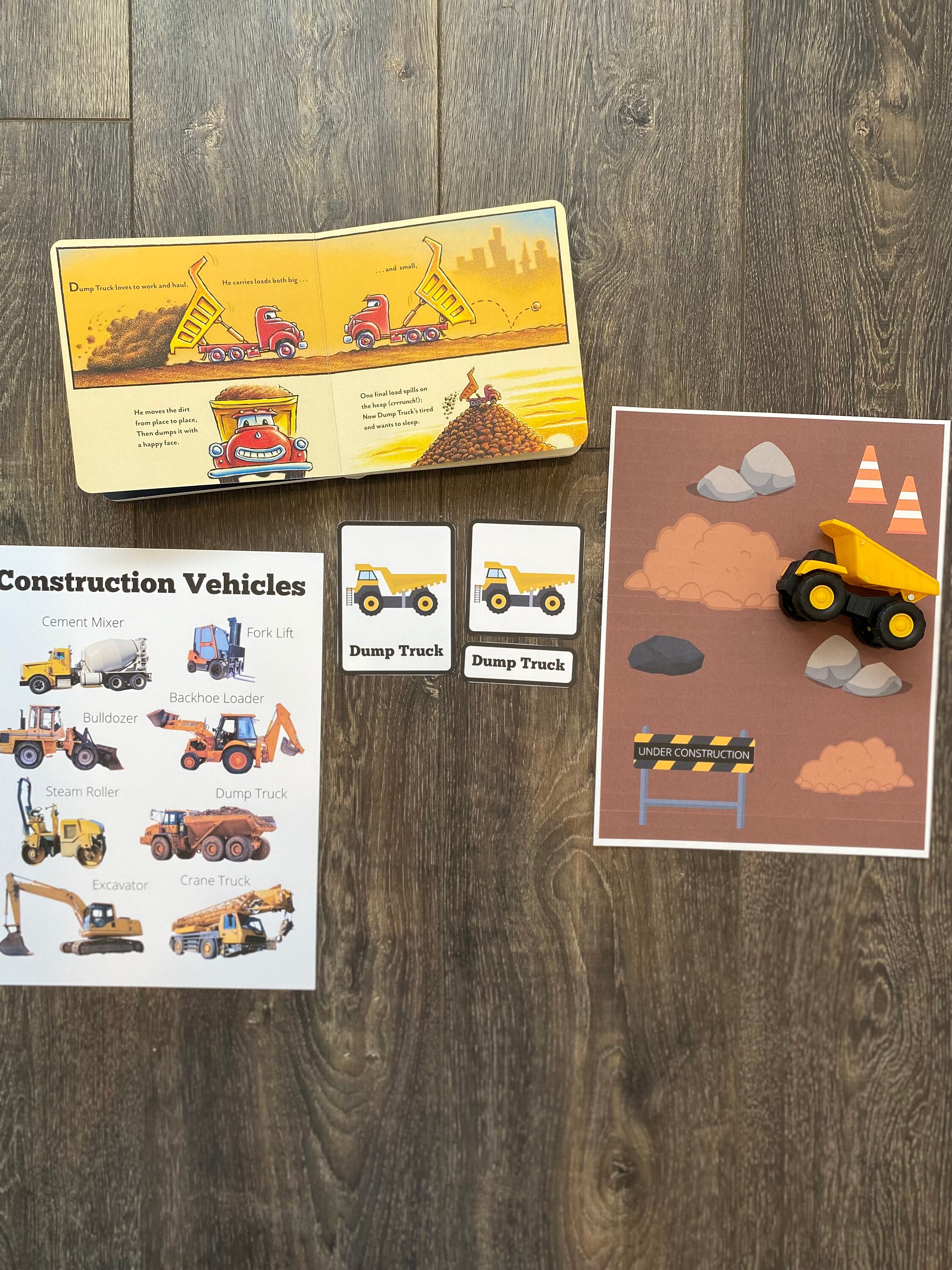 Construction Vehicles Unit - Etsy
