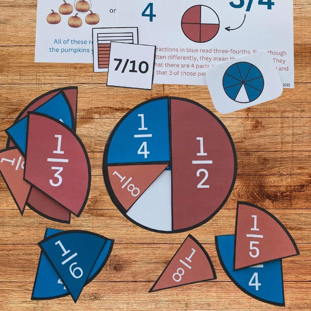 Fractions Math Unit - Etsy