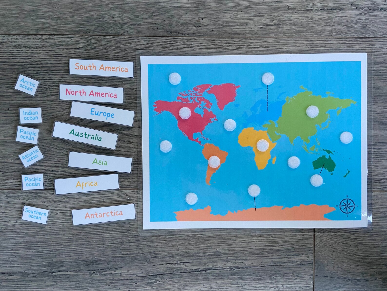 World Map Printable Puzzle - Etsy