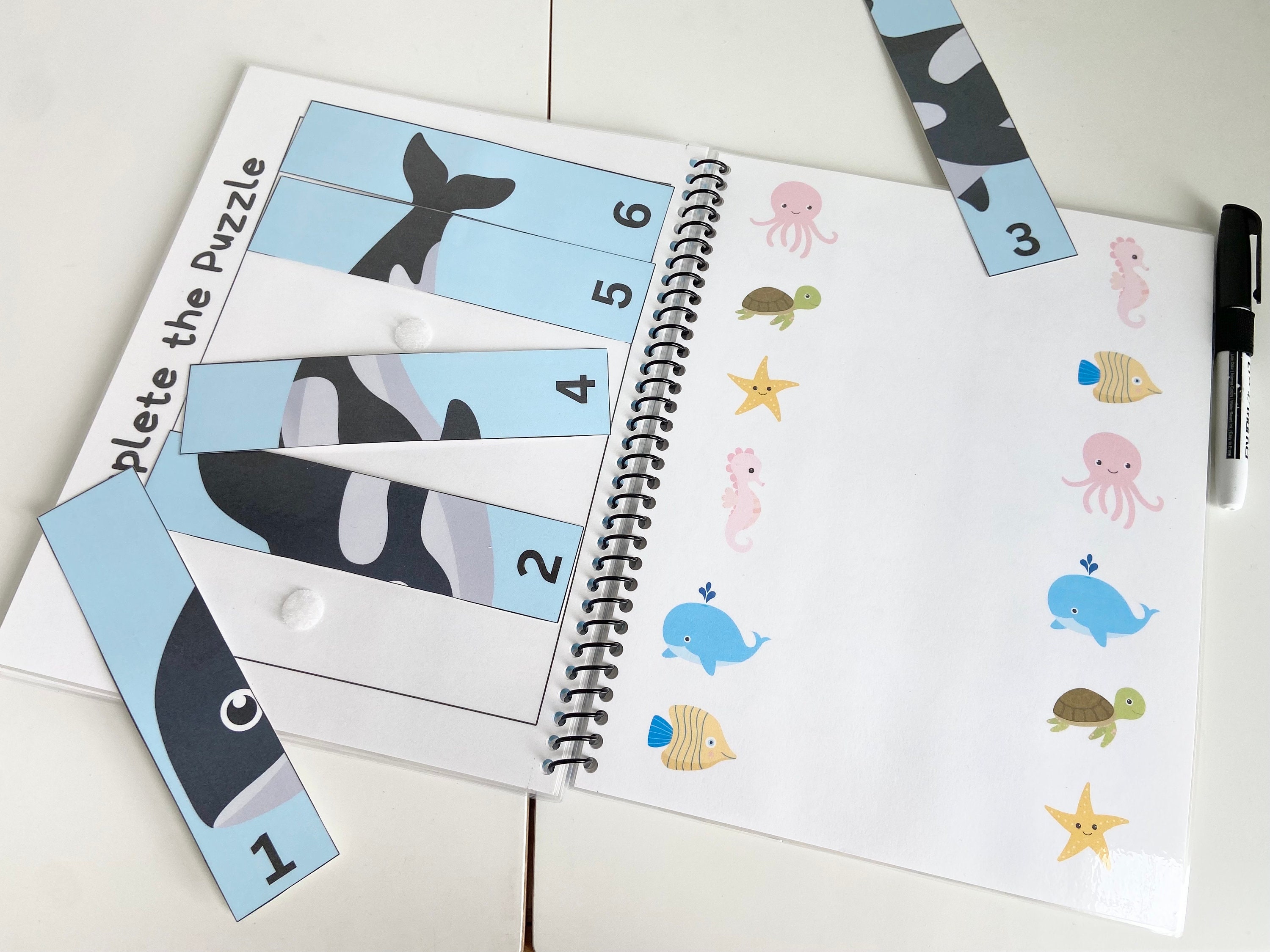 Ocean Busy Book Pre-assembled - Etsy