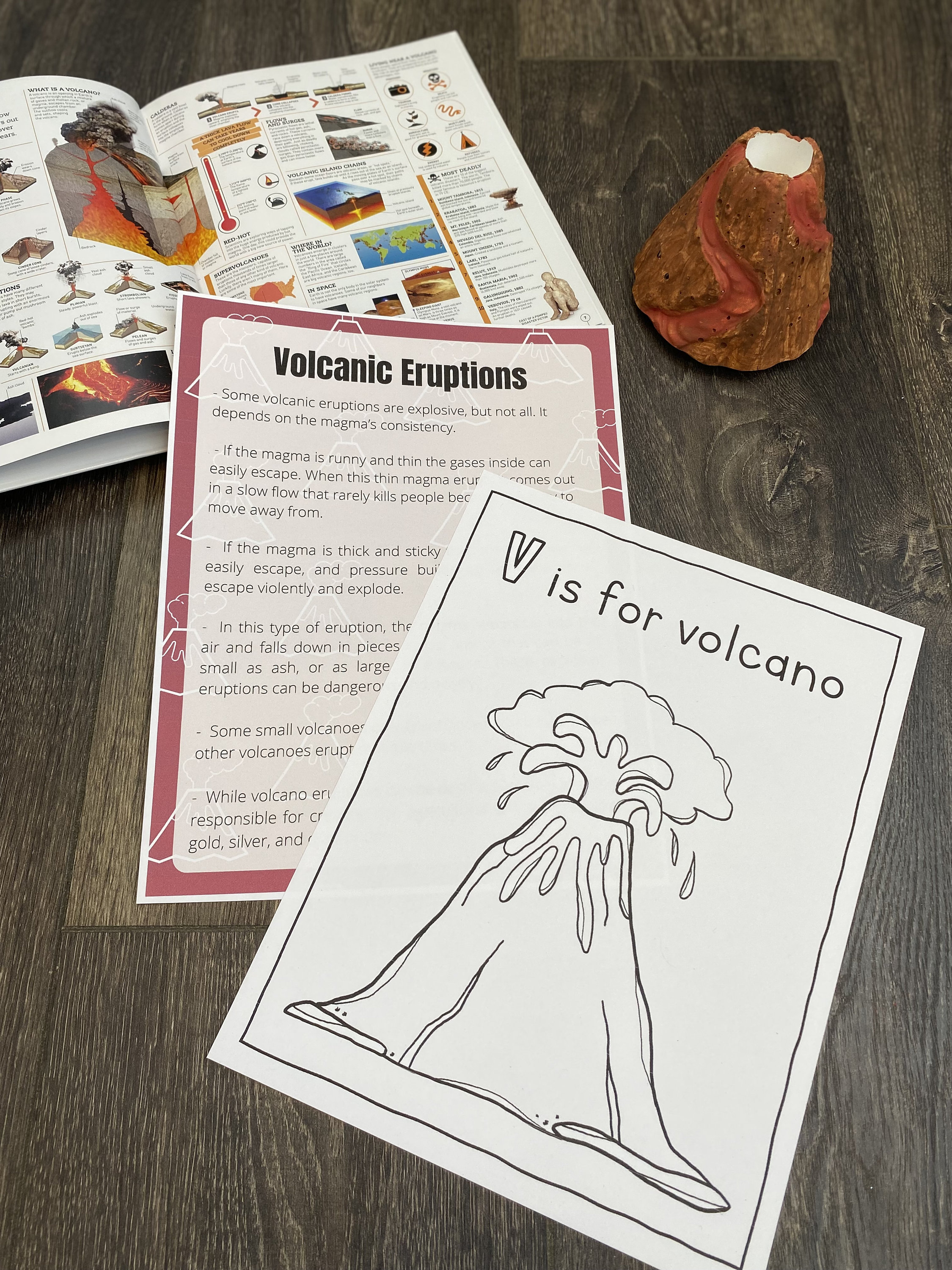 Volcano Mini Unit - Etsy