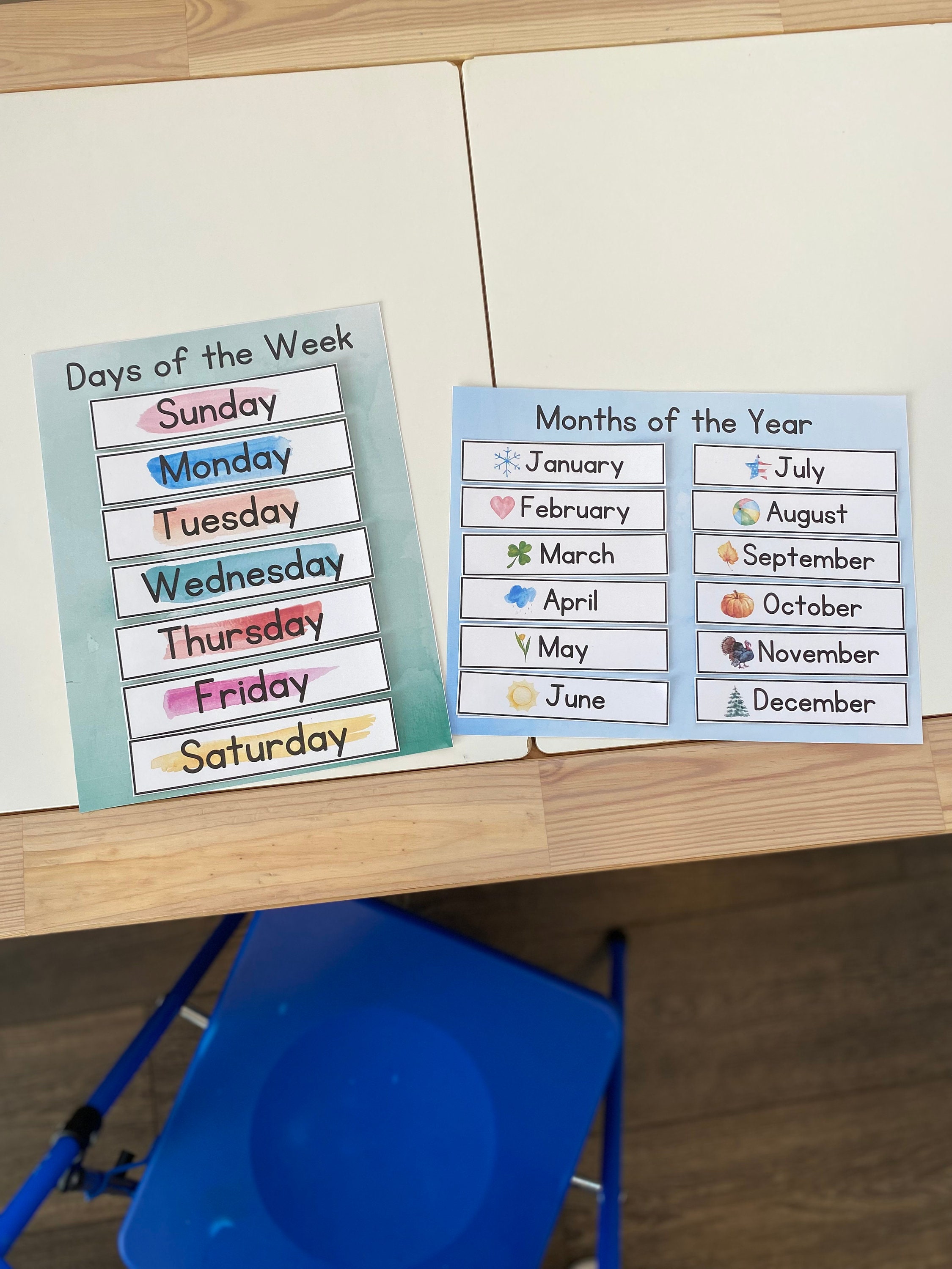 Days & Months Puzzles - Etsy