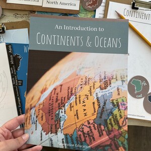 Continents and Oceans - Etsy