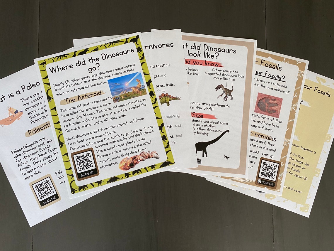 Mini Dinosaur Science Unit - Etsy