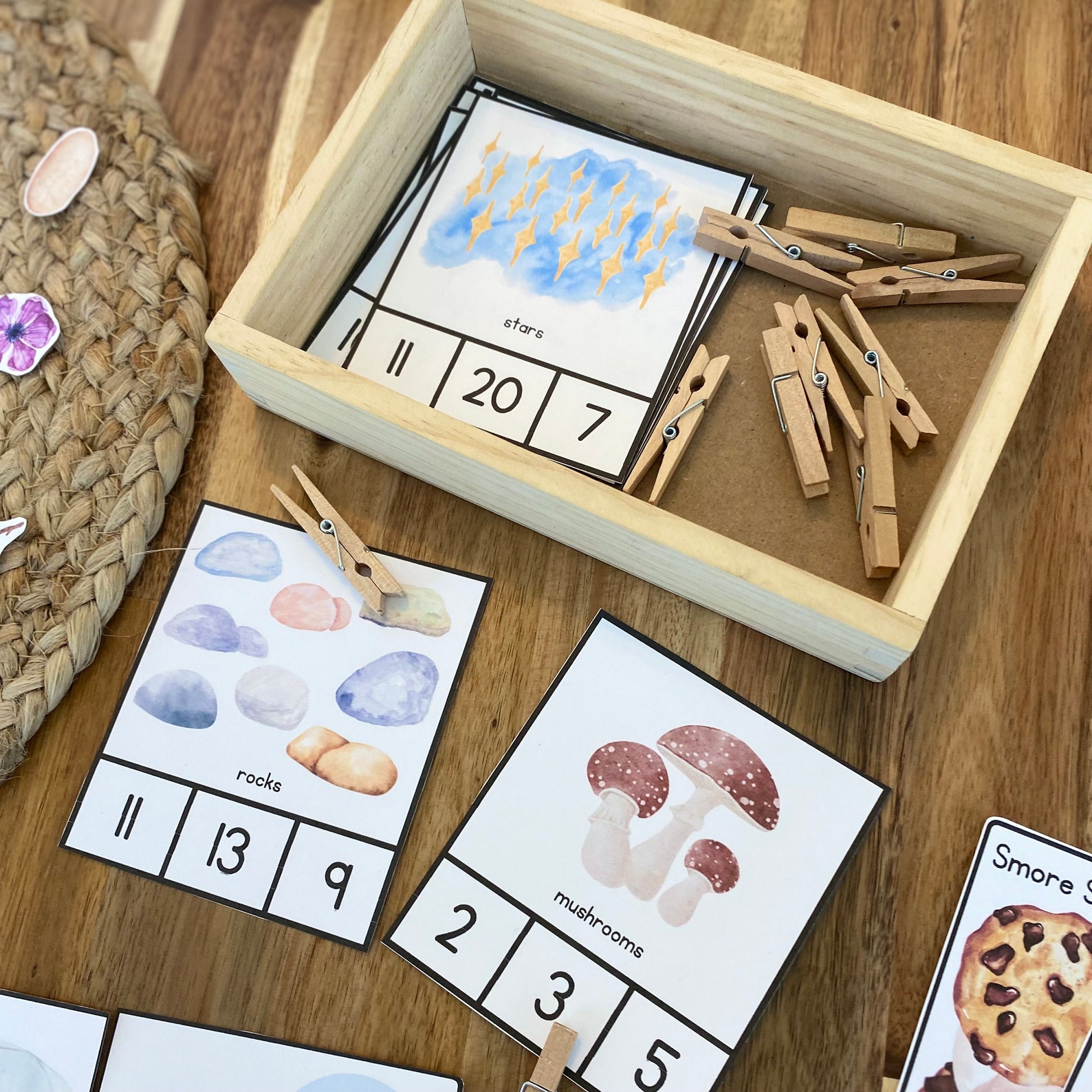 Camping Themed Early Math and Literacy Pack - Etsy