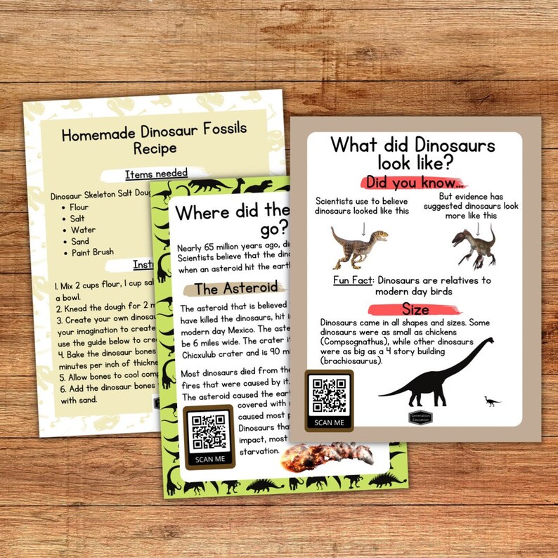 Mini Dinosaur Science Unit - Etsy