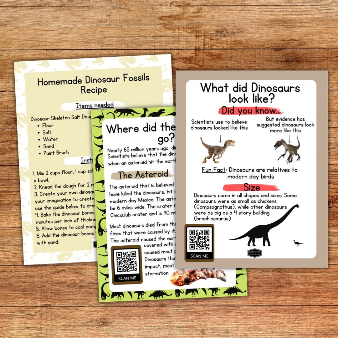 Mini Dinosaur Science Unit - Etsy