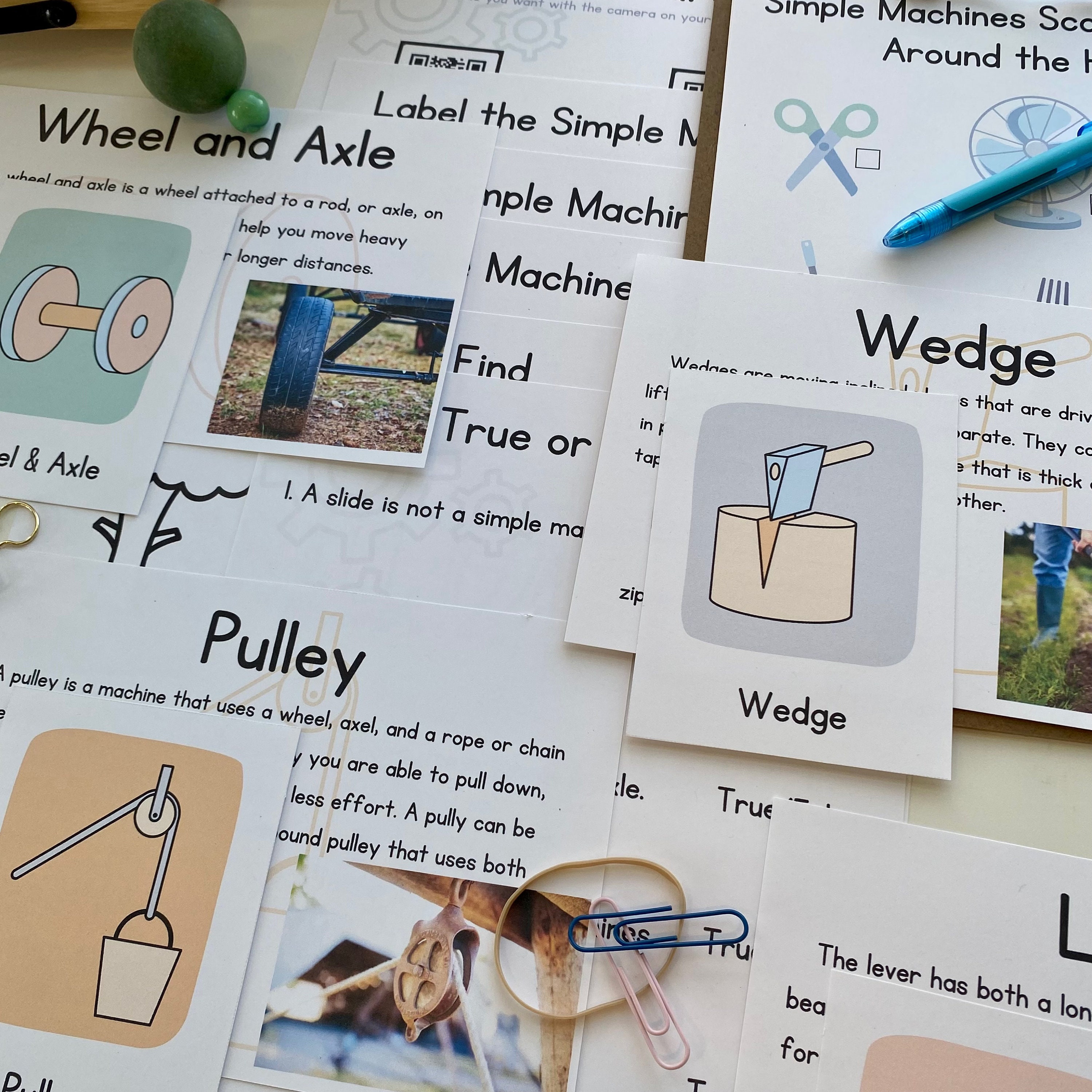 Simple Machines Unit, Simple Machines, Science Unit - Etsy