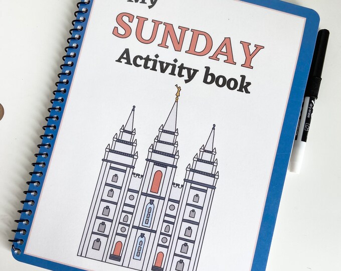 Church Activity Book Fully Assembled - Etsy