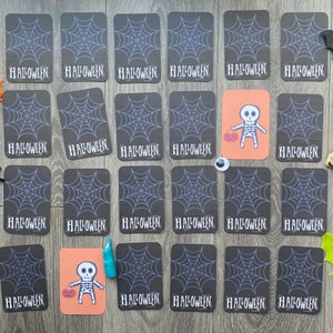 Halloween Memory Game - Etsy