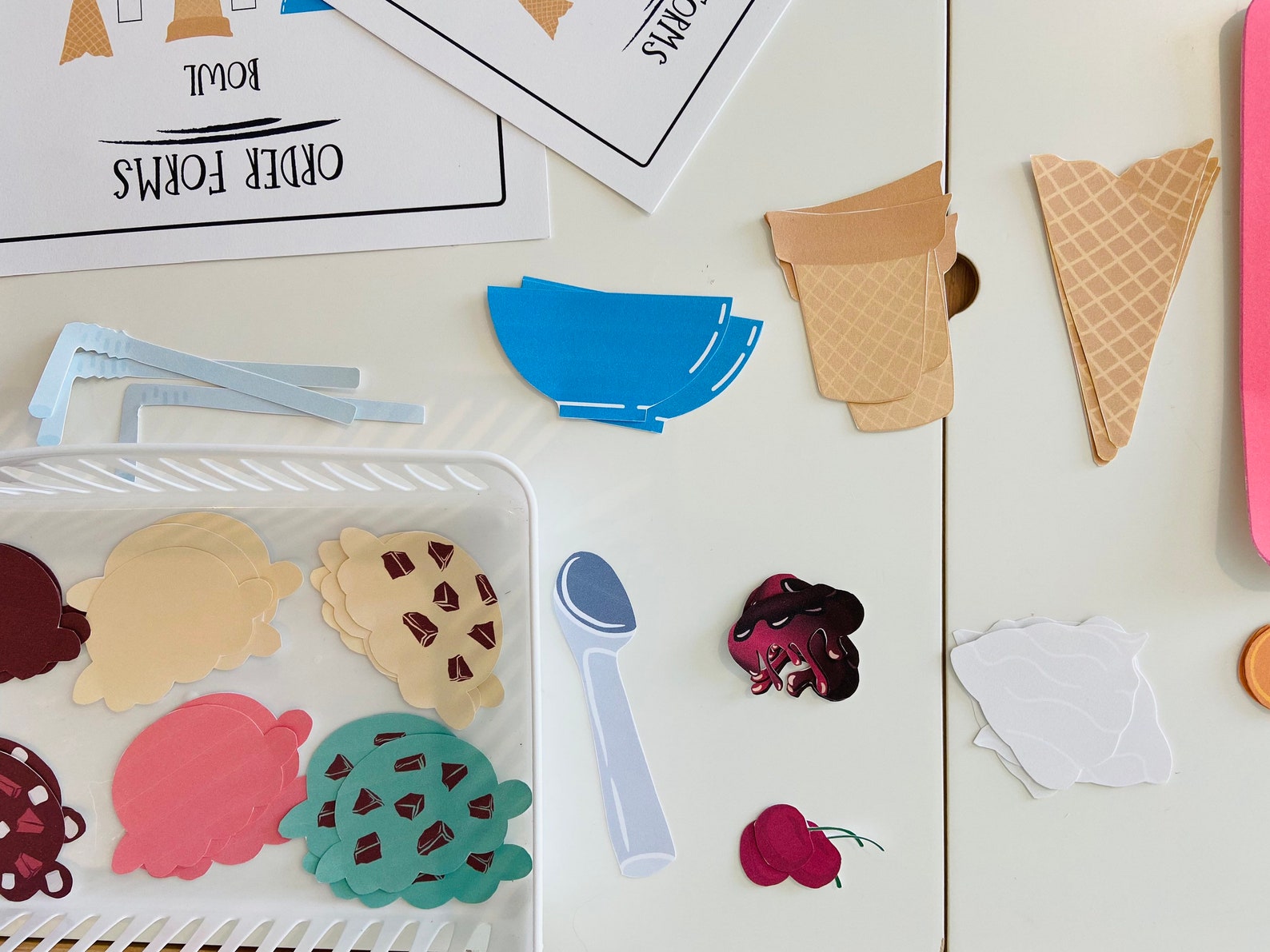 Printable Ice Cream Shop Dramatic Play Set - Etsy