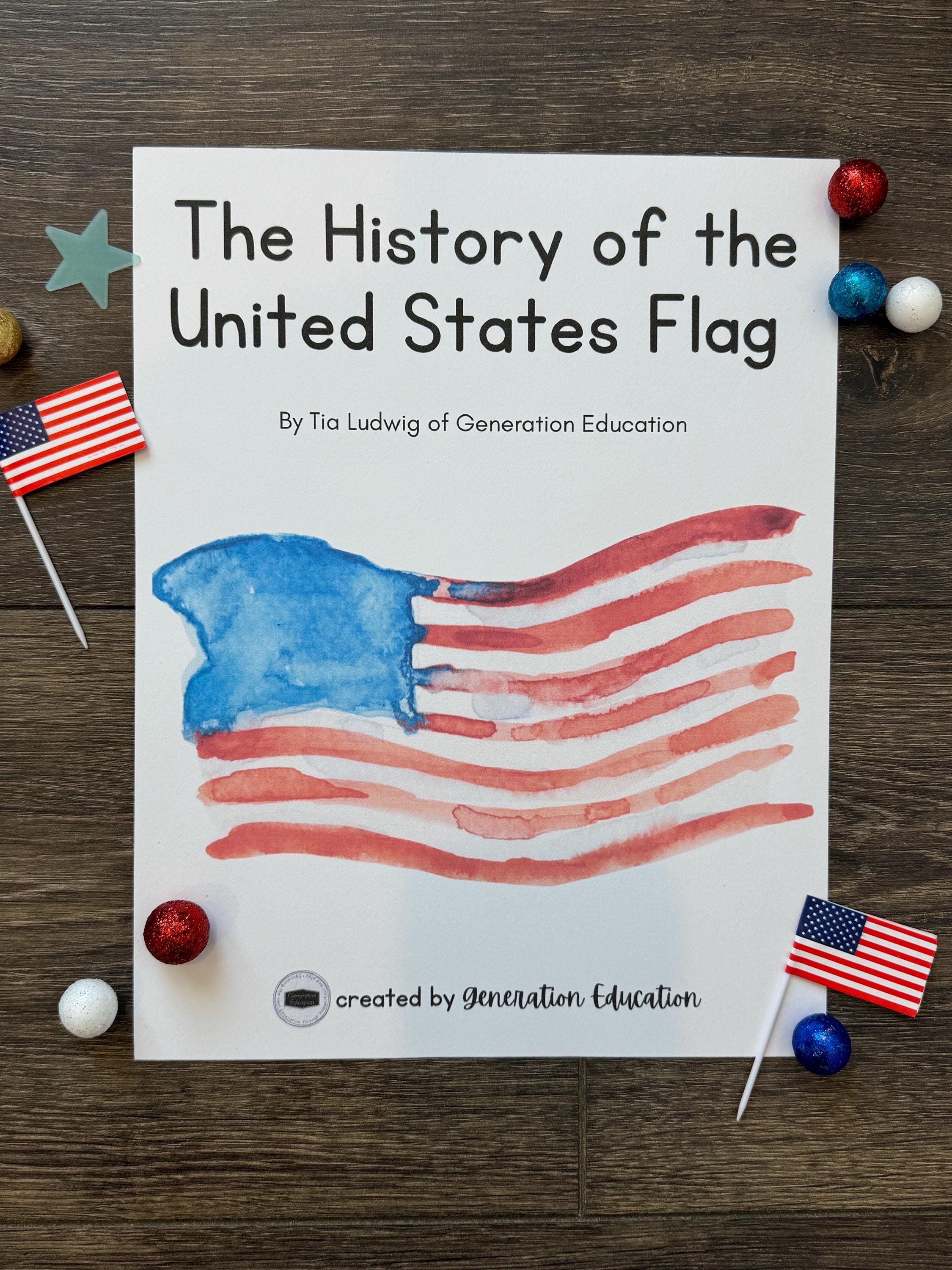 United States Flag History Mini Unit - Etsy
